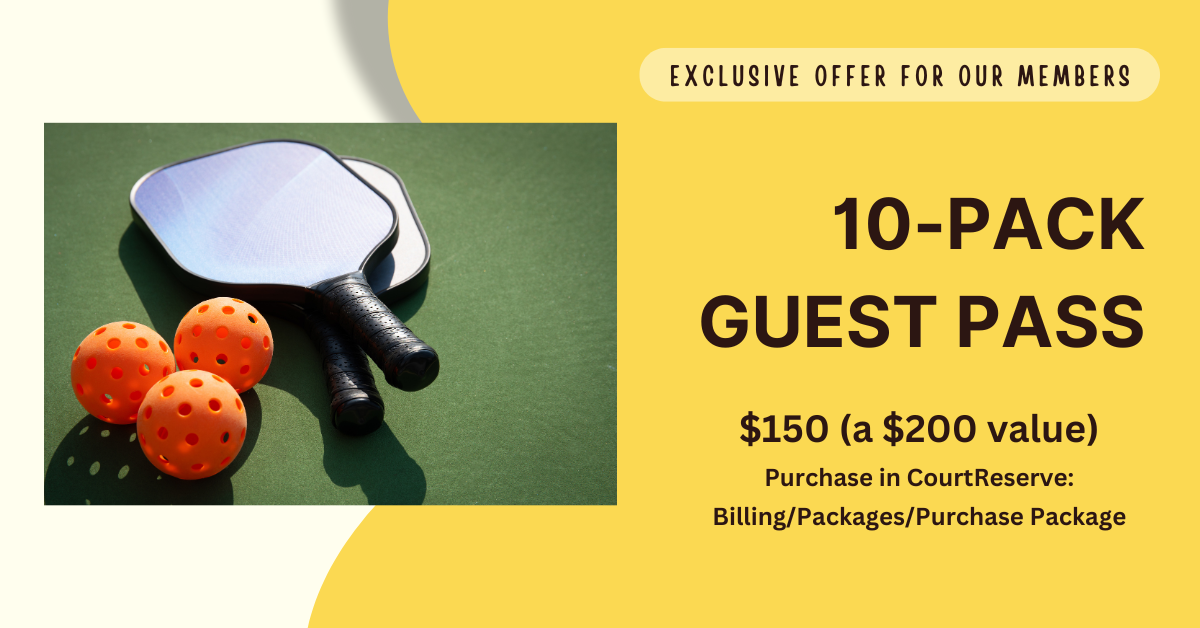 Pickleball Promos & Discounts - The Pickleball Club of Tysons